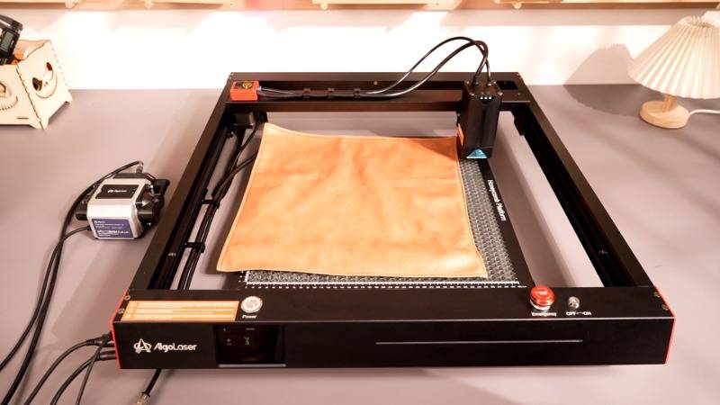 How To Laser Engrave Leather With LightBurn | Algolaser